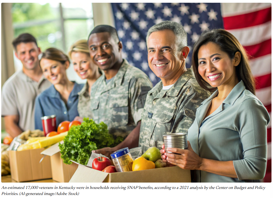Kentucky veteran food assistance at risk under new SNAP changes - The ...