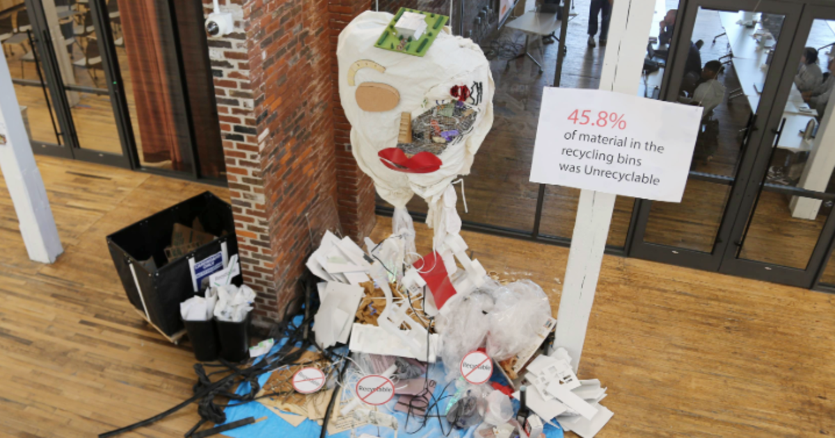 Recycling redefined: Interiors student research turns waste into art and opportunity - The ...